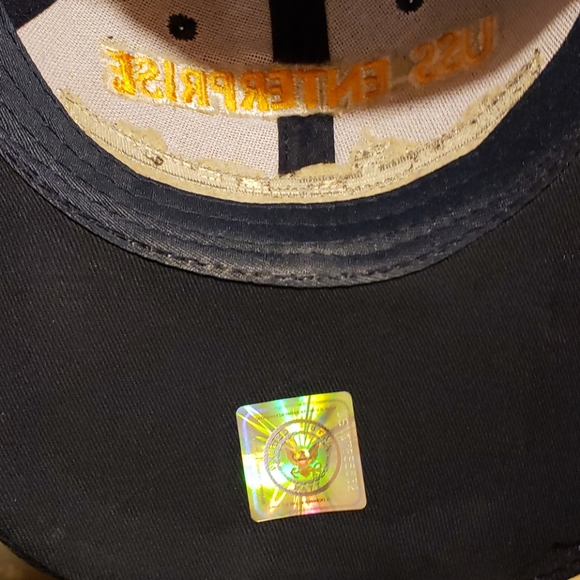 Accessories | Military Us Navy Uss Enterprise Hat | Poshmark